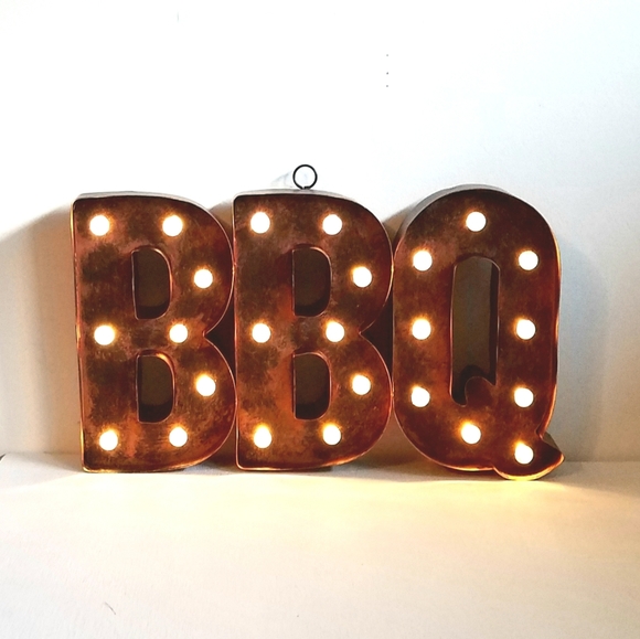 N/A | Wall Decor | Led Bbq Batteryoperated Sign | Poshmark